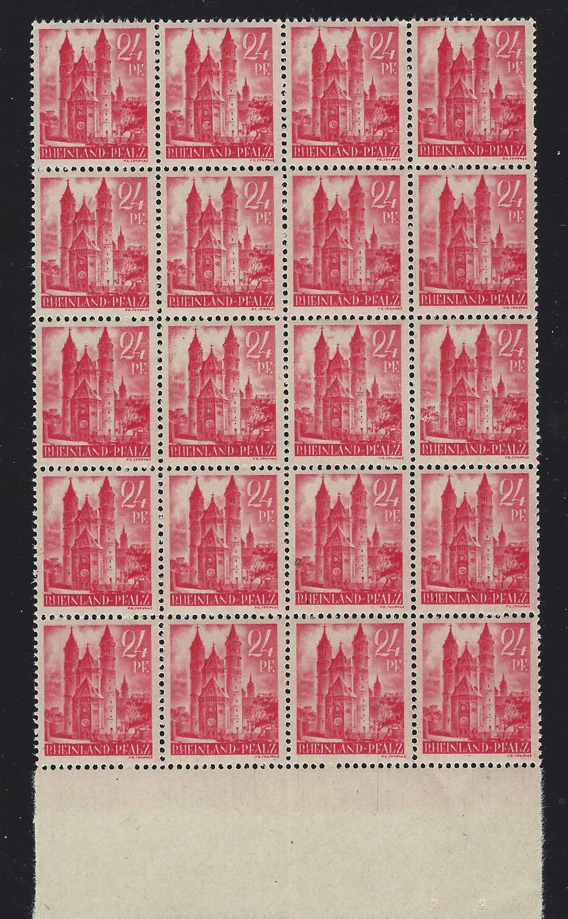 Dr. Martin Luther in der Philatelie - Wormser Dom 614 n. Chr